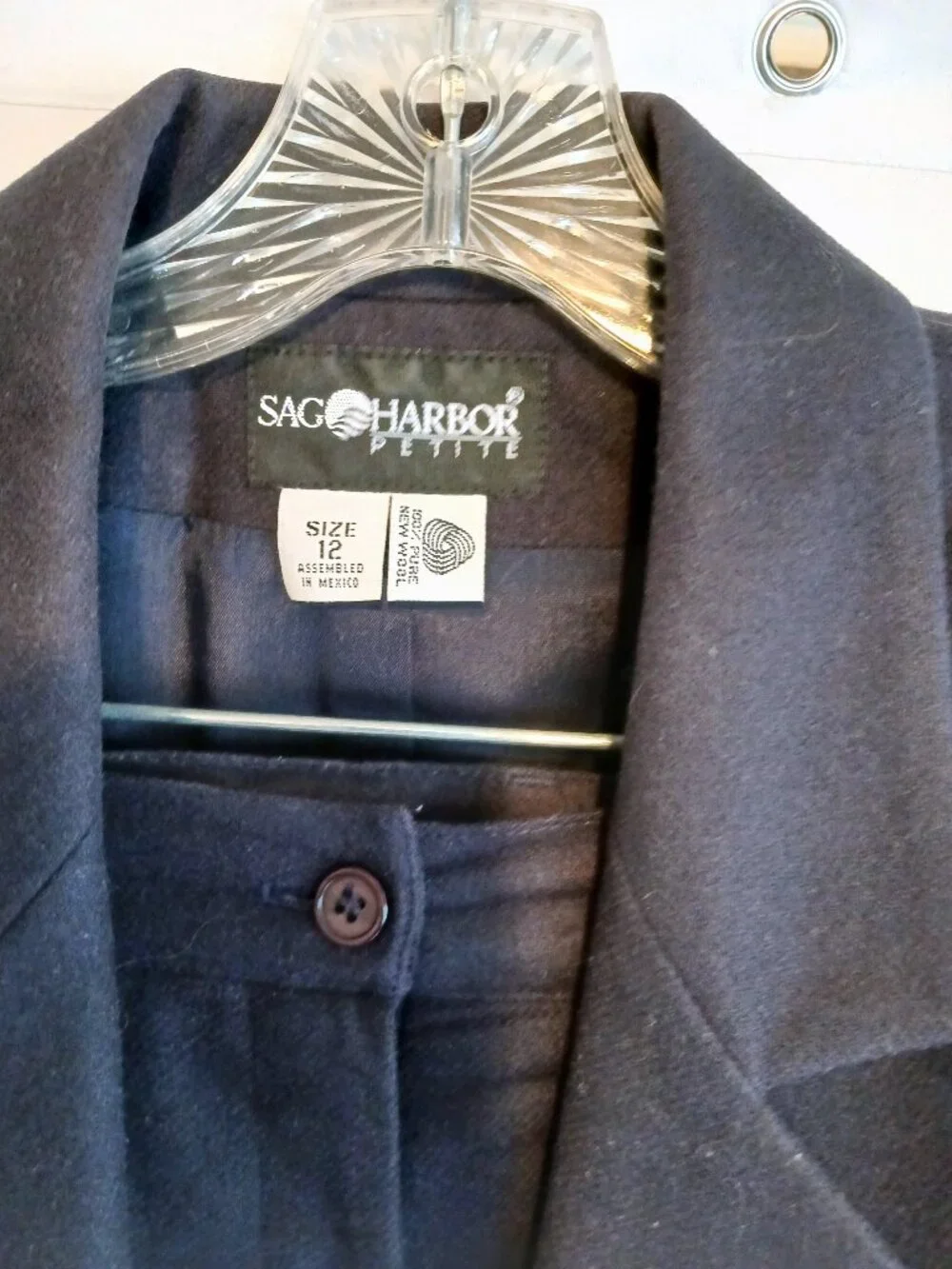 Sag Harbor | Pants & Jumpsuits | Vintage Sag Harbor Navy Wool 2pc Suit ...